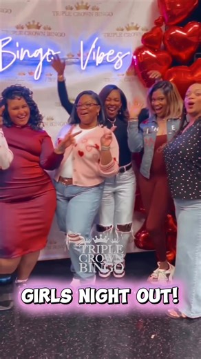 Girls Night out at Triple Crown Bingo in Houston, TX! #triplecrownbingo #houstonbingo #theultimatebingoexperience #bingo #girlsnightout