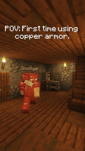 POV: First time using copper armor.