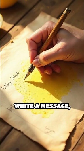 The Secret Science of Invisible Ink