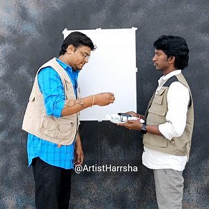 1.7M views · 5K reactions | Simple and Expressive Leads Takes Another Deals. #ArtistHarrsha #RameshArtist | Dr.Harrsha Artist | Facebook