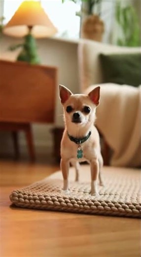 Tiny Guardian: The Adorable Watchdog in Action