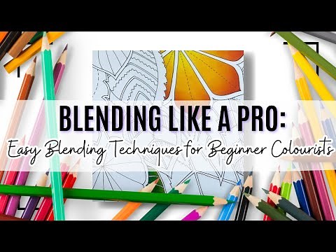 Blending Like A Pro: Easy Blending Technique for Beginner Colourists #adultcoloringtips