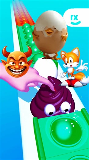 POOP vs EGG! The Funniest 3D ! 🤣💩🥚 Pop Runner 3D Fun #gaming #shorts #shortfeed #viralshorts