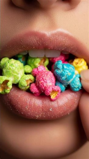 “The Most Magical Popcorn Ever 💫🍿 | A Charming Sound Experience 💋 | ASMR Mukbang 🎧✨”