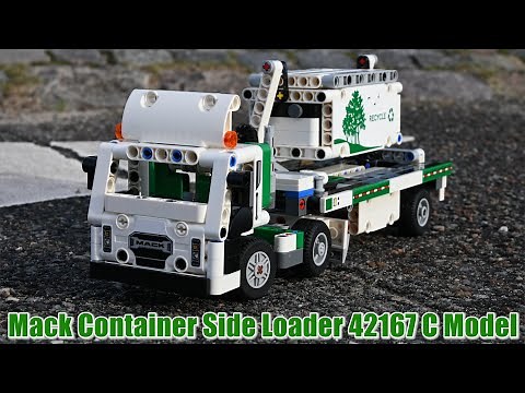 LEGO Technic 42167 Container Side Loader C Model with free instructions ‪@grohl666‬ #grohl666 #truck