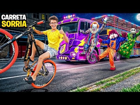 o SORRIA e o PALHAÇO apareceram COM a CARRETA da ALEGRIA