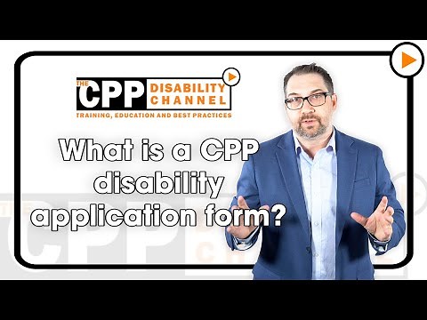 What is the CPP disability application form?