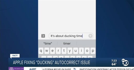 Fact or Fiction: Apple fixing autocorrect issue?