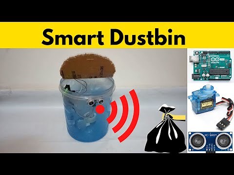 How to Make a Smart Dustbin using Arduino | Arduino Smart Dustbin | Arduino Projects for Beginners