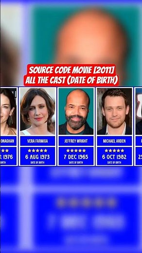 Source Code Movie [2011] All The Cast (Date Of Birth) _ Hollywood Movie