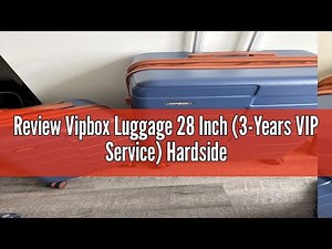 Review Vipbox Luggage 28 Inch (3-Years VIP Service) Hardside Expandable Large Capacity Travel Suitca