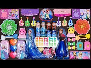 DISNEY PRINCESS Slime | Mixing Random Things into Slime | Most Satisfying Videos #194