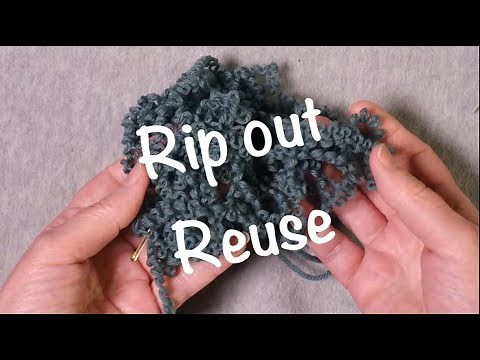 Reusing Yarn // Technique Tuesday
