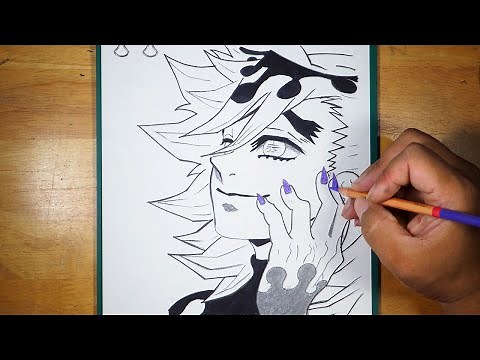 How To Draw Doma Upper Moon 2 | Step By Step | Demon Slayer S3