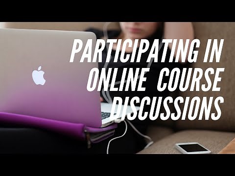 How to Participate in an Online Discussion Forum