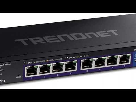 Review: TRENDnet 10-Port Multi-Gig Web Smart Switch, TEG-3102WS, 8 x 2.5GBASE-T Ports, 2 x 10G...