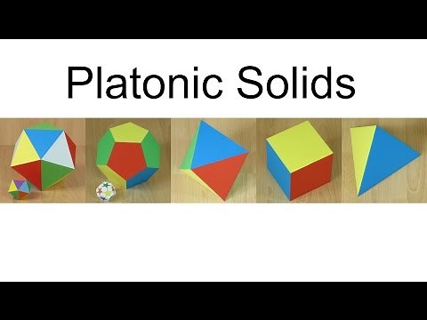Paper Platonic Solids