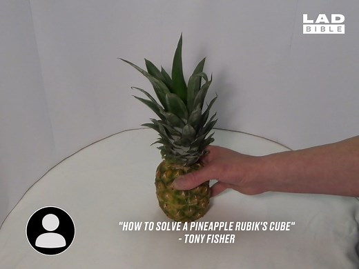 332K views · 809 reactions | If there is one totally unnecessary life skill everybody should have, it's how to solve a 2x2 Rubik's cube made from pineapple | LADbible | Facebook