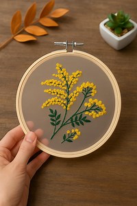 Flower Embroidery DIY Kit for Beginner - Etsy