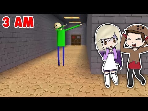 NOS ENFRENTAMOS A BALDI A LAS 3 AM | Mini World