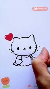 How to Draw Hello Kitty easy drawing for beginners and kids