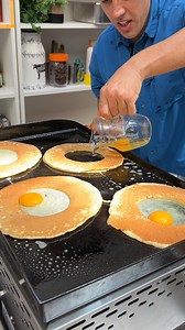 14K views · 15 reactions | Stack of Breakfast Pancakes! Feast your eyes on this incredible platter 朗丹 | Chefclub GruB | Facebook