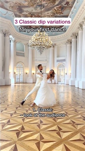 3 classic dip variations 💖 #weddingdance