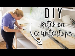 DIY & BUDGET FRIENDLY Kitchen Countertops UNDER $100