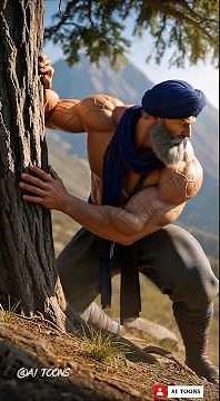 खुलजा सीम सीम! Grandpa Entered the Secret Door & Faced 40 Thieves | Ai Toons | #shorts #ai #trending