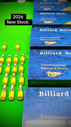 2026 New Stock Snooker Tournament Balls Set