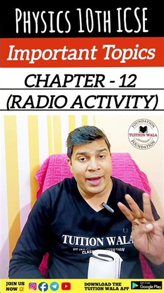 icse class 10 physics chapter 12 radioactivity important questions|icse class 10 physics chapter 12