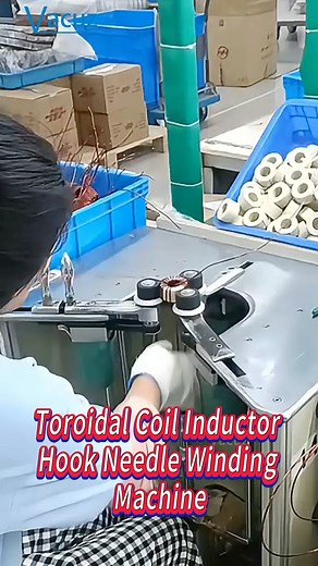 Automatic Pneumatic Crochet Type Toroidal Inductor Coil Core Cornering Hook Needle Winding Machine #Vacuz #MotorWindingMachine #StatorWindingMachine #DroneMotorWindingMachine #DroneStatorWindingMachine #MotorMagnetsInsertionMachine #MotorShaftPressingMachine #RotorBalancingMachin | Vacuz Machine