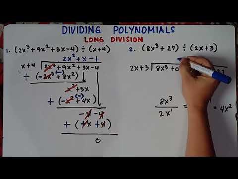 Dividing Polynomials Using Long Division | Explain in Detailed | Part 1 |