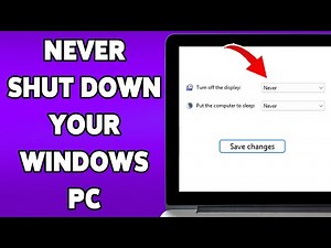 How To Never Shut Down Your Windows 10/11 PC 2025 | Keep Your Computer Running Continuously