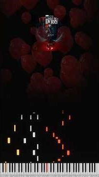 IT : Welcome to Derry - Theme intro 🎈piano tutorial