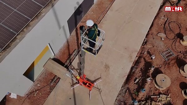 Single Mast Boom Lift in Action | Smooth & Safe Vertical Access Demonstration