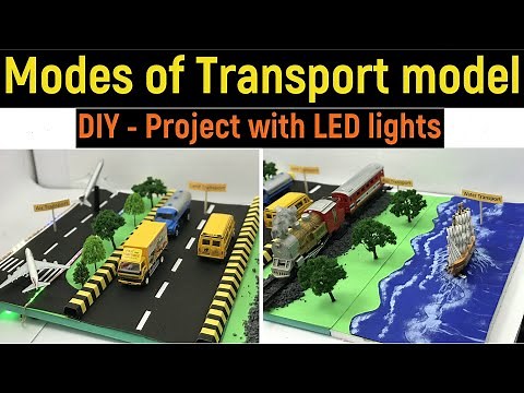 modes of transport - modes of transport model - modes of transport project - diya's funplay - diy