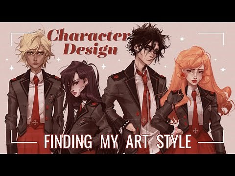 CHARACTER DESIGN // how I approach posing and finding the right style - Gloamingvale