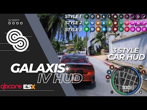 Galaxis IV HUD | FiveM HUD | (qbcore, esx)