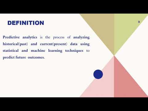 #predictiveanalytics #predictive analytics definition