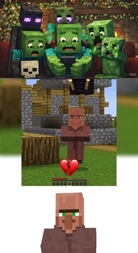 Minecraft Mobs React