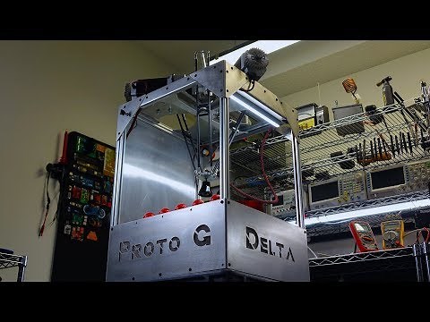 ESP32 Delta Robot Sorting Golf Balls with Machine Vision