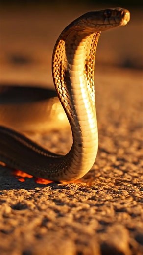 Golden Snake on Warm Stone 🐍✨ Hypnotic Loop #snake #reptiles #python #ballpython