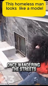 As the scissors snip away, the homeless man looks more and more like a model. Watch the final Look in the comments below👇 | Suggested for you