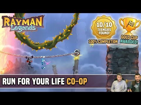 Rayman Legends: Run For Your Life 100% Walkthrough (All Teensies) 4K 60FPS