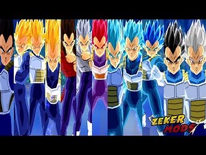 Vegeta DBS Costume All Transformations | Dragon Ball Z Budokai Tenkaichi 3