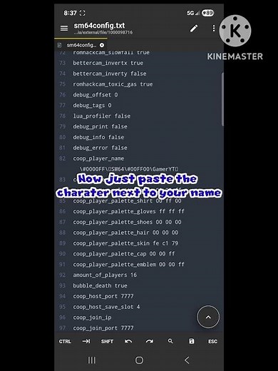 Tutorial How to Add a Star to your Name in SM64 COOP DX
