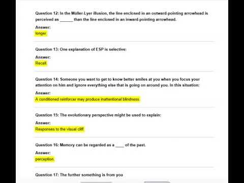FREE AND STUDY GAMES ABOUT PSYCHCHAPTER6 EXAMQUESTIONSActual Qs and Ans Expert-Verified Explanation