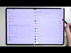 How to Enable Unknown Sources on SAMSUNG Galaxy Tab S8 Ultra -...