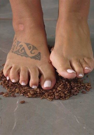 Coco Pops Chocolatey Crunch ASMR Foot Crushing